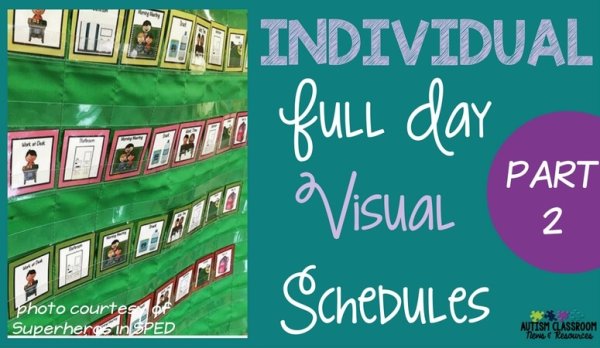 5 Different Ways to Use Individual Full-Day Visual Schedules to ...