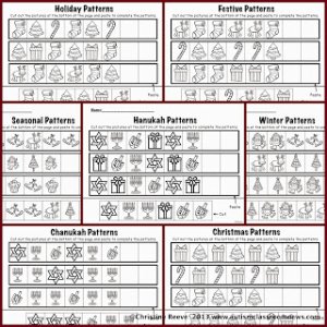 Christmas-Hanukkah Literacy and Math Activities - Autism Classroom ...