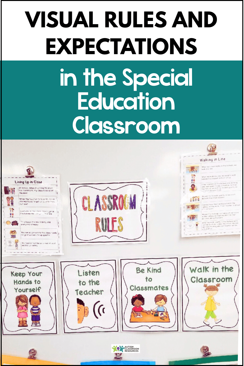 Visual Rules and Expectations (FREEBIE!) - Autism Classroom Resources
