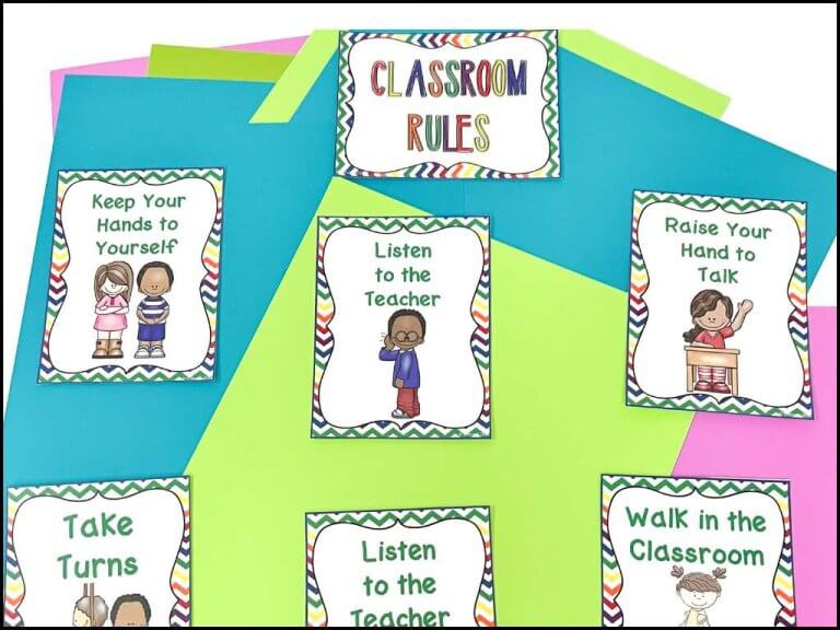 Visual Rules and Expectations (FREEBIE!) - Autism Classroom Resources