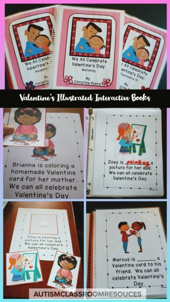 Valentine's Day Interactive Books--Verbs in Photos and Illustrated ...