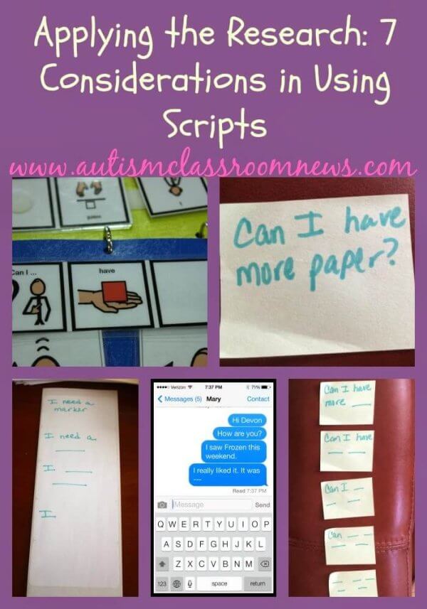 Applying the Research: 7 Considerations in Using Scripts as an EBP ... Applying the Research: 7 Considerations in Using Scripts as an EBP ...
