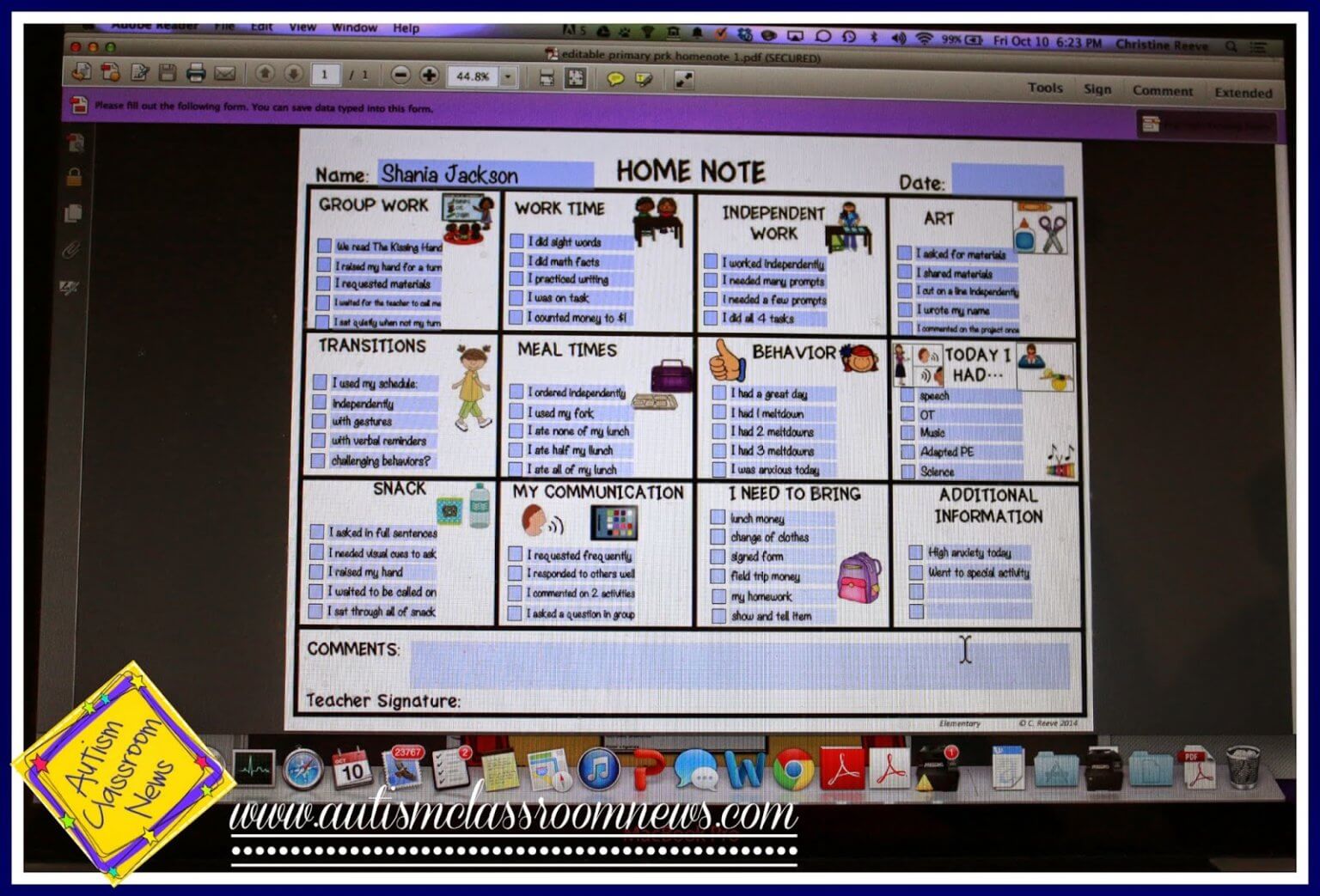 Special Education Home-School Communication for All Ages - Autism ...