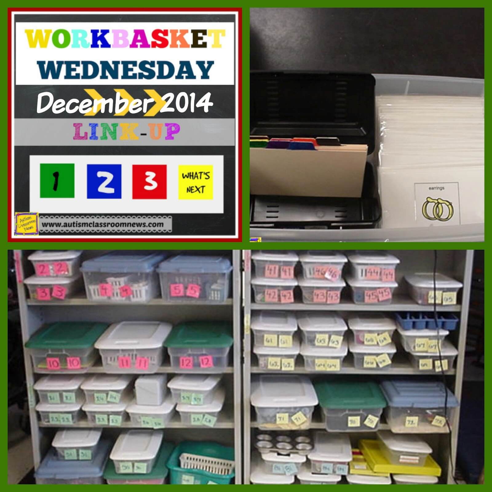 Workbasket Wednesday-December 2014 edition - Autism Classroom Resources