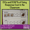 DOs and DON'Ts of Using Fines or Response Cost to Reduce Challenging ...