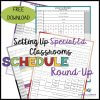 5 Schedule Examples From Special Education Classes With Free Download ...