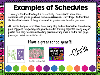 5 Examples of Setting Classroom Schedules in Special Education: Special ...