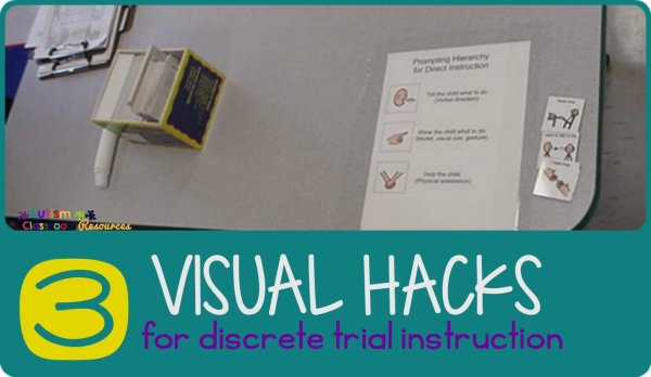 3 Visual Hacks for ABA Instruction - Autism Classroom Resources
