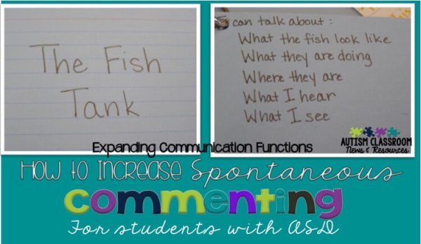 The Best Way to Teach Making Comments to Students with ASD - Autism ...