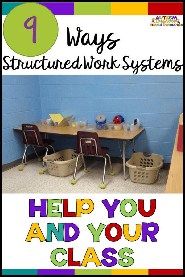 9 Ways Structured Work Systems Help You and Your Students - Autism ...