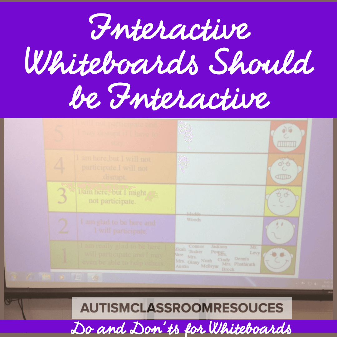 Use Interactive Whiteboards the Right Way in Special Ed Classrooms