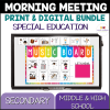 How to Run a Special Education Morning Meeting That is the Best Part of ...