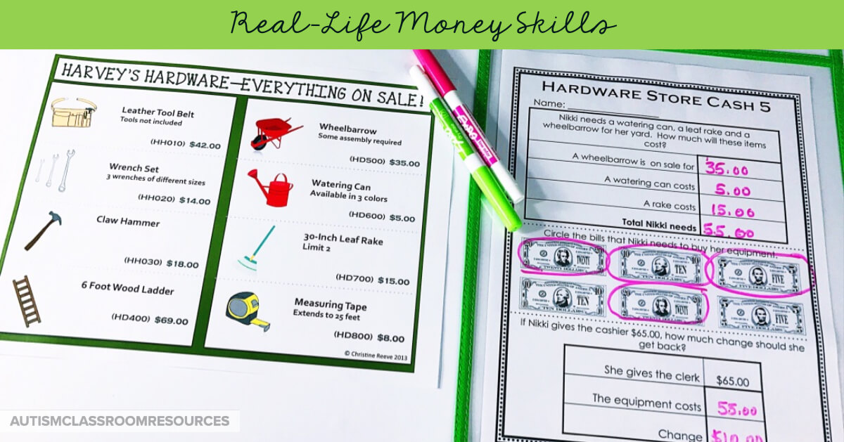 Tools for Teaching Functional Literacy and Real-Life Money Skills ...