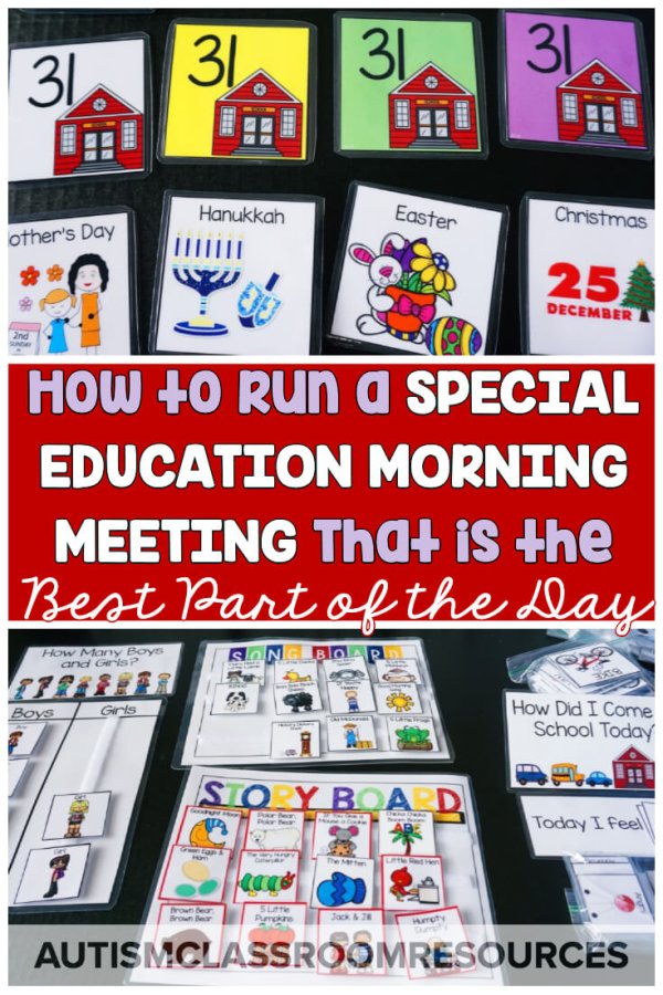 How to Run a Special Education Morning Meeting That is the Best Part of ...