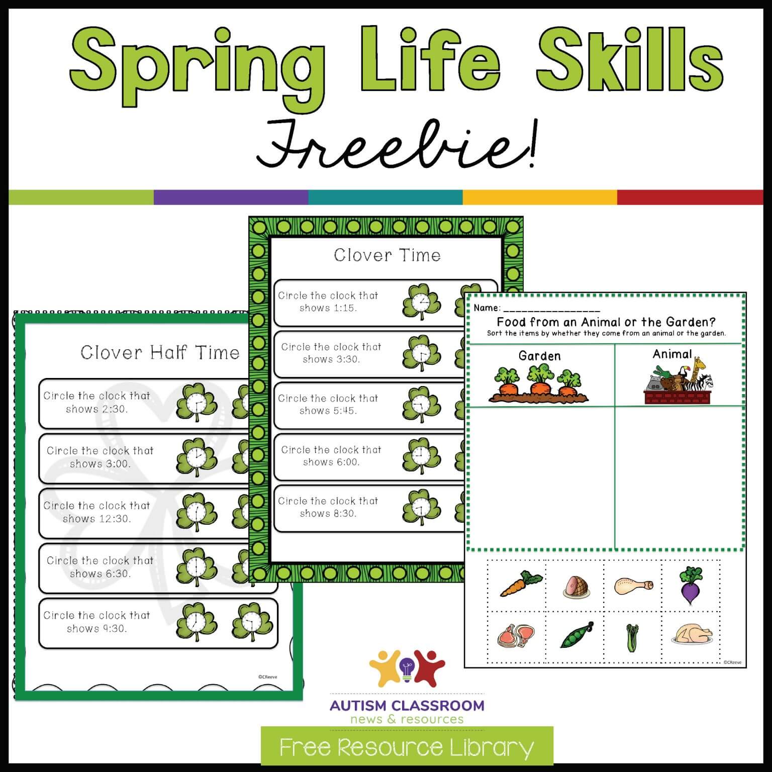 Free Resources for Students to Practice at Home - Autism Classroom ...