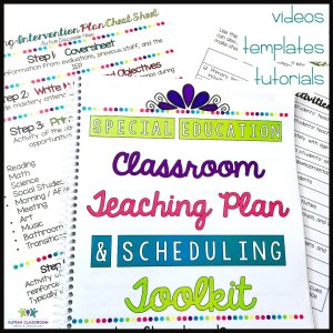 5 Schedule Examples From Special Education Classes With Free Download ...