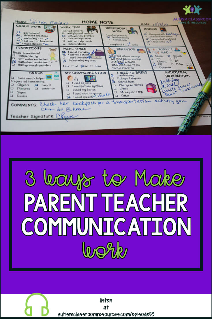 Effective Teacher Parent Communication: 3 Easy Methods - Autism ...
