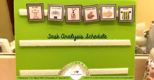 3 Reasons You Need Mini-Schedules in Special Ed - Autism Classroom ...