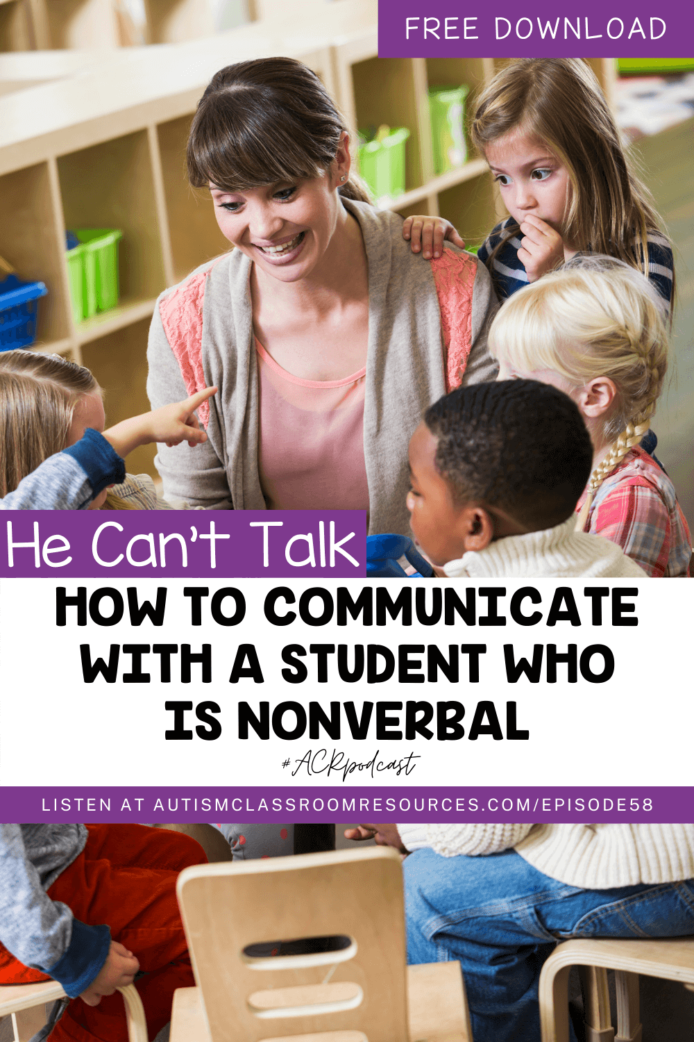 He Can't Talk: How to Support a Nonverbal Student - Autism Classroom ...