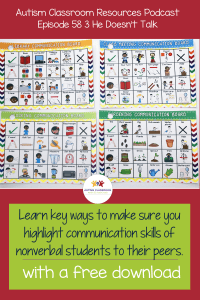 He Can't Talk: How to Support a Nonverbal Student - Autism Classroom ...