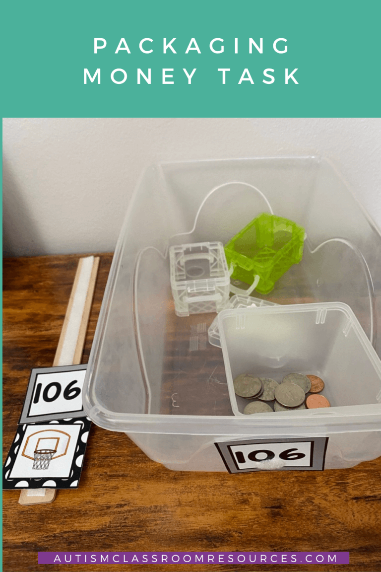 Money and Packaging Task: Independent Work Inspiration - Autism ...