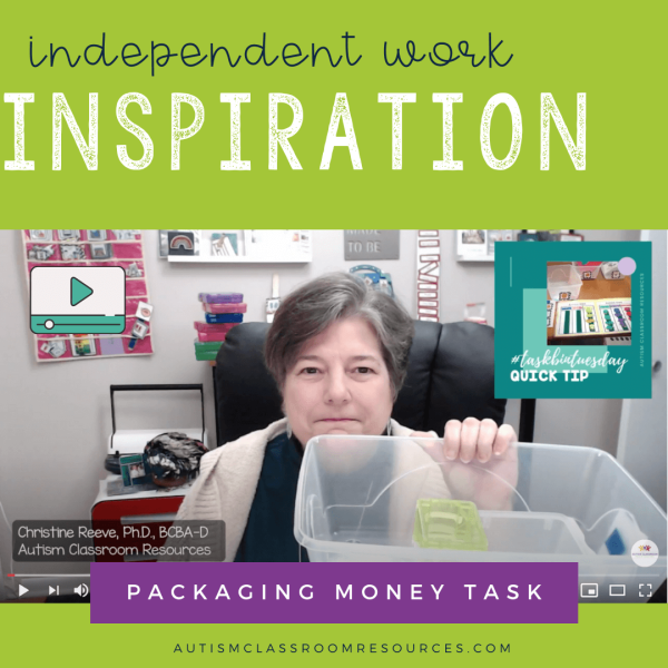 Money and Packaging Task: Independent Work Inspiration - Autism ...