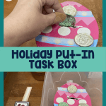 Holiday Put-In Task Box: Independent Work Inspiration | Autism ...