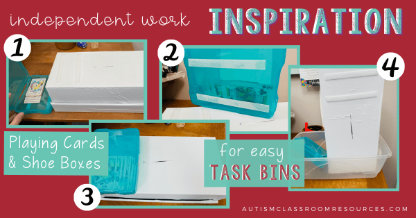 Simple Task Boxes for Special Education: Easy to Make and Use - Autism ...