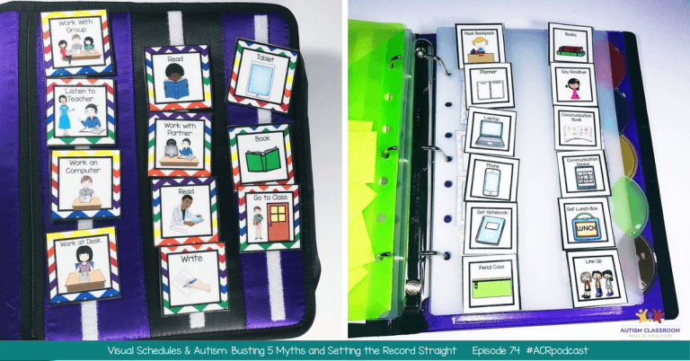 Visual Schedules and Autism: Busting 5 Myths and Setting it Straight ...