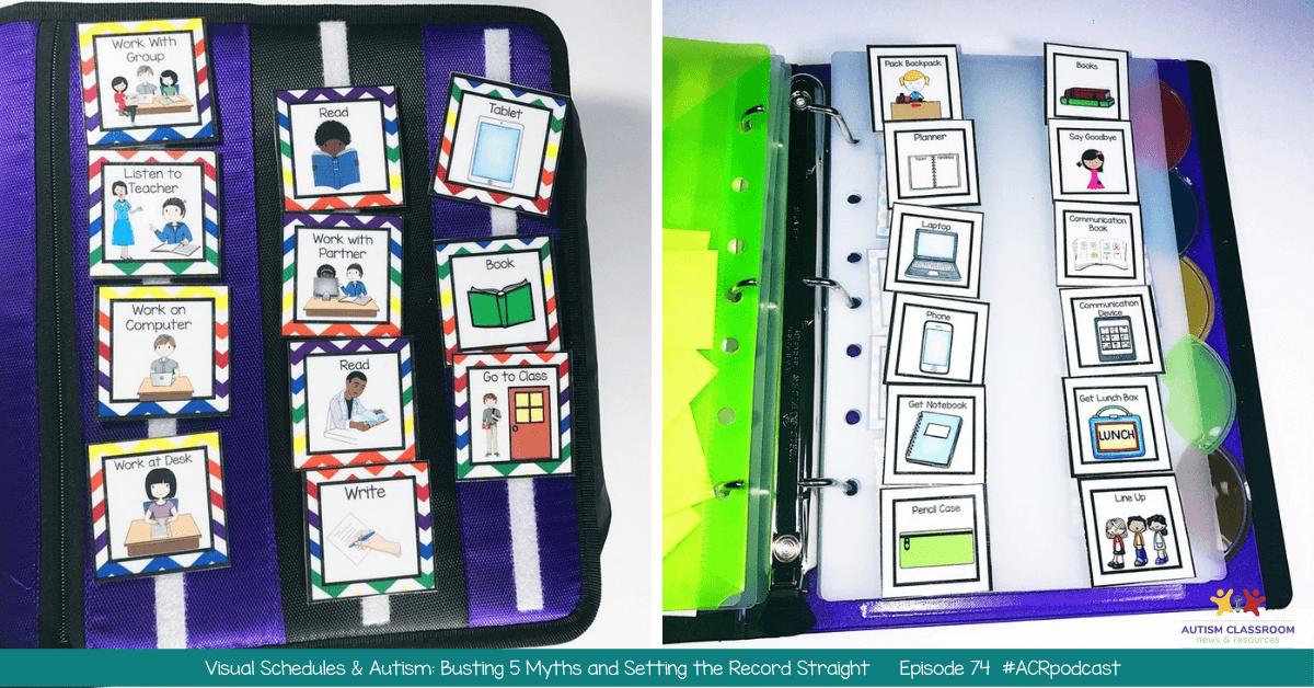 Visual Schedules and Autism: Busting 5 Myths and Setting it Straight ...