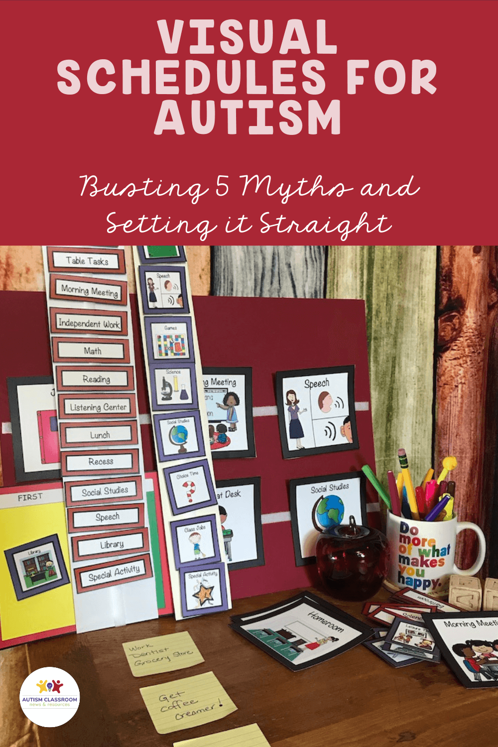 Visual Schedules and Autism: Busting 5 Myths and Setting it Straight ...