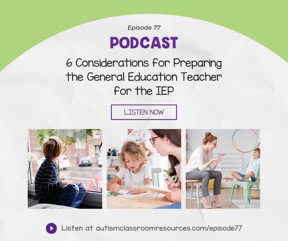 6 Considerations for Preparing the General Education Teacher for the ...