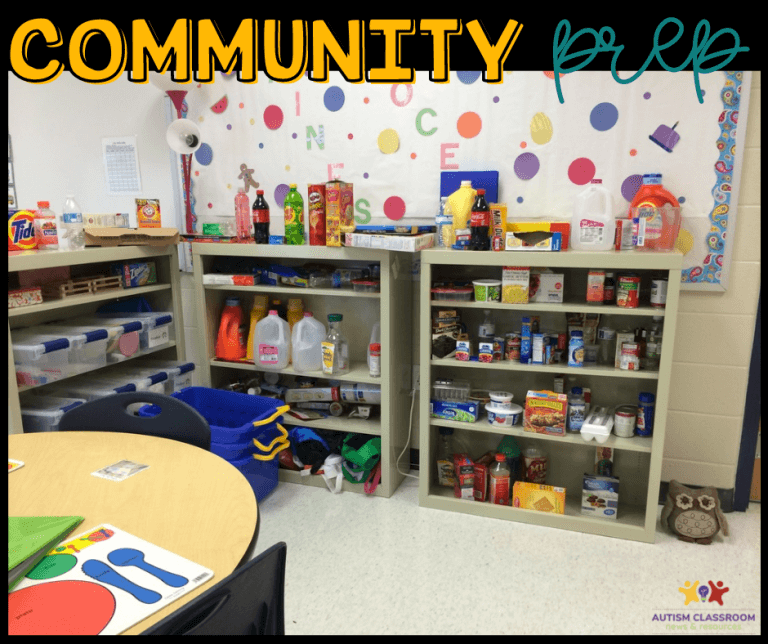 Life Skills Classroom Setup in Middle and High School