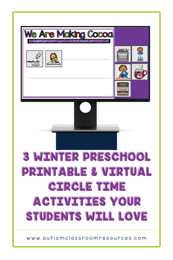 3 Winter Preschool Printable & Virtual Circle Time Activities Your ...