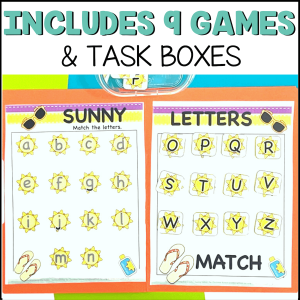 Independent Work Stations Task Box Starter w File Folder Activities ...