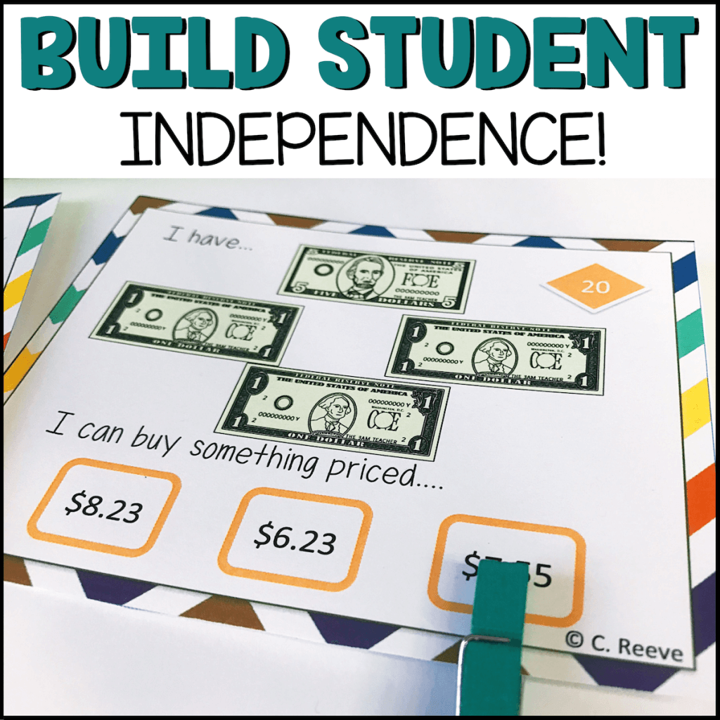 Independent Work Stations Middle & High School Life Skills Starter ...