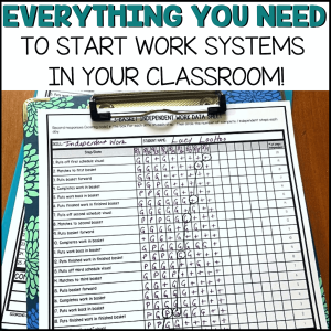 Independent Work Stations Task Box Starter w File Folder Activities ...