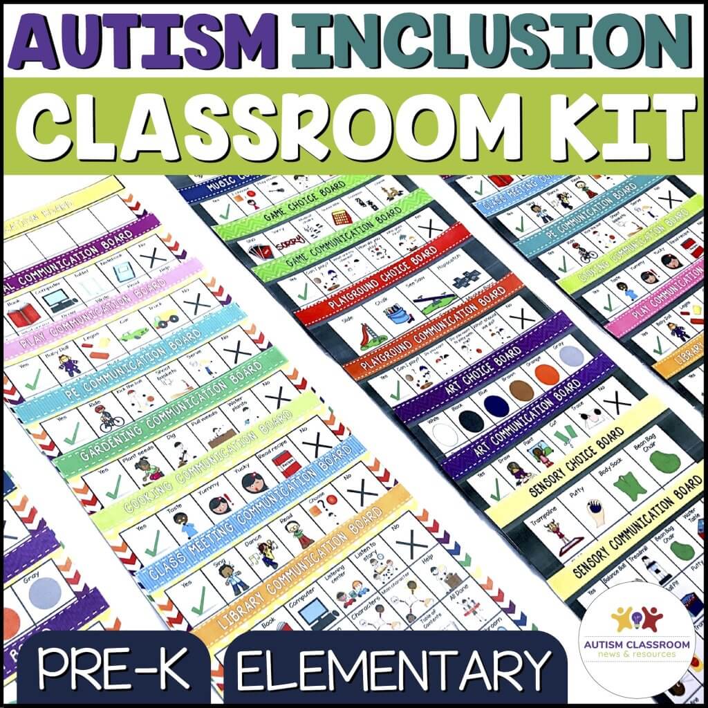 Autism Classroom Mini-Schedules for General School Activities - Autism ...