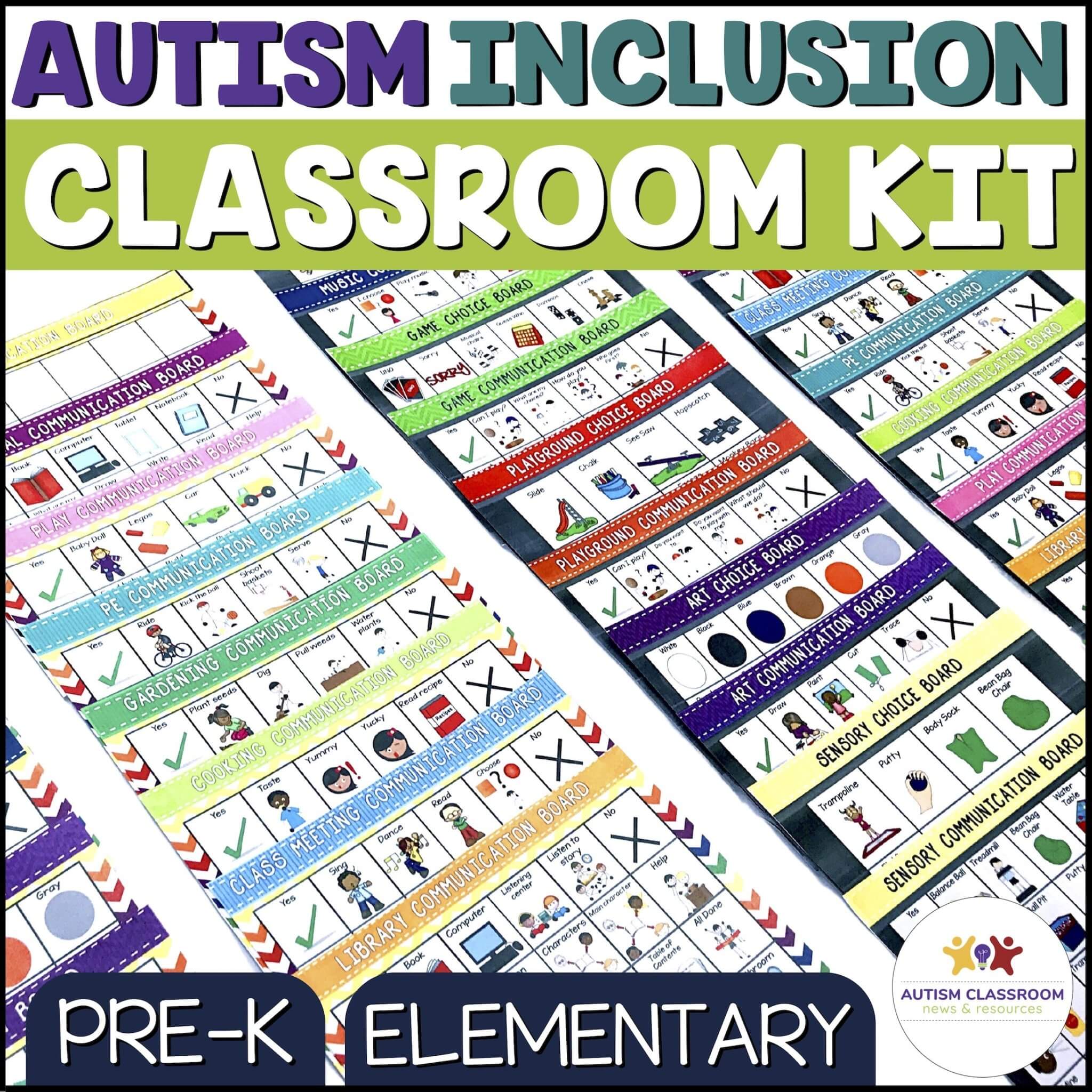 AAC Communication Boards for Nonverbal Communication, PECS, & Choice ...