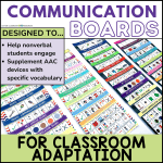AAC Communication Boards for Nonverbal Communication, PECS, & Choice ...