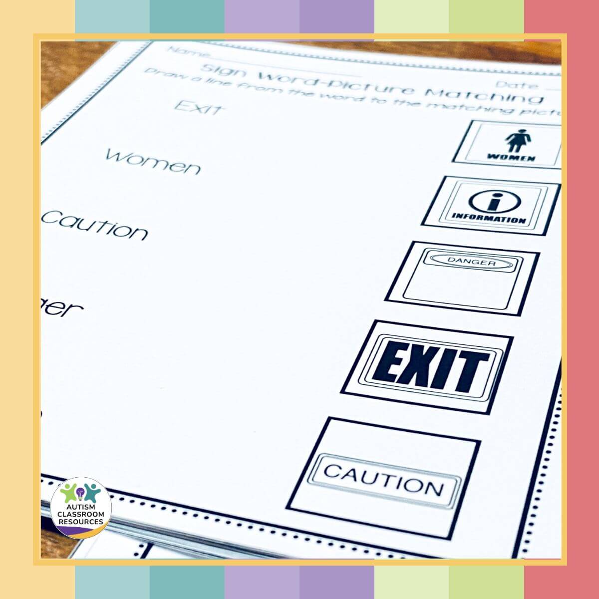 Functional Literacy Community Signs Worksheets: Reading Comprehension ...