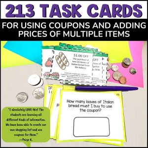 Grocery Store Math & Grocery Shopping Life Skills Special Education ...