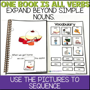 Fall Interactive Books for Special Education - Adapted Vocabulary Books