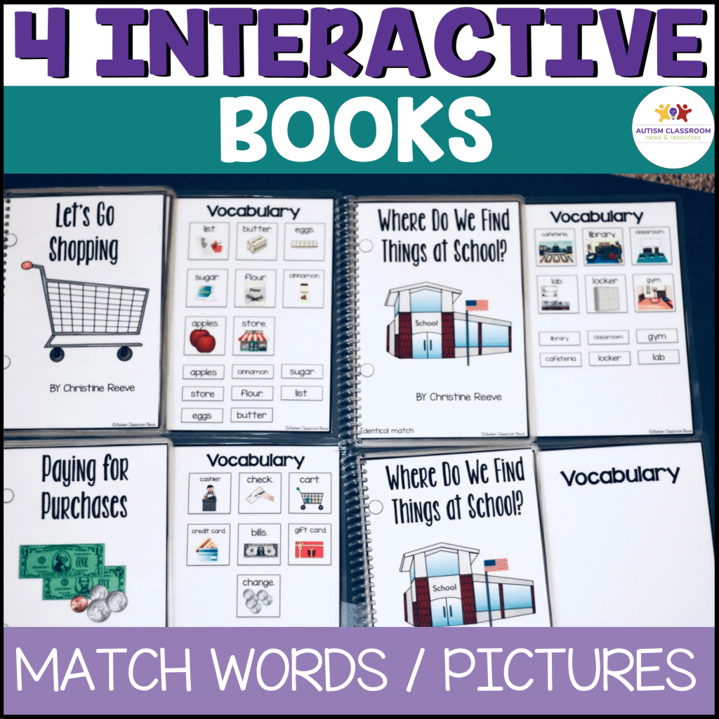 Interactive and Adapted Books - Autism Classroom Resources