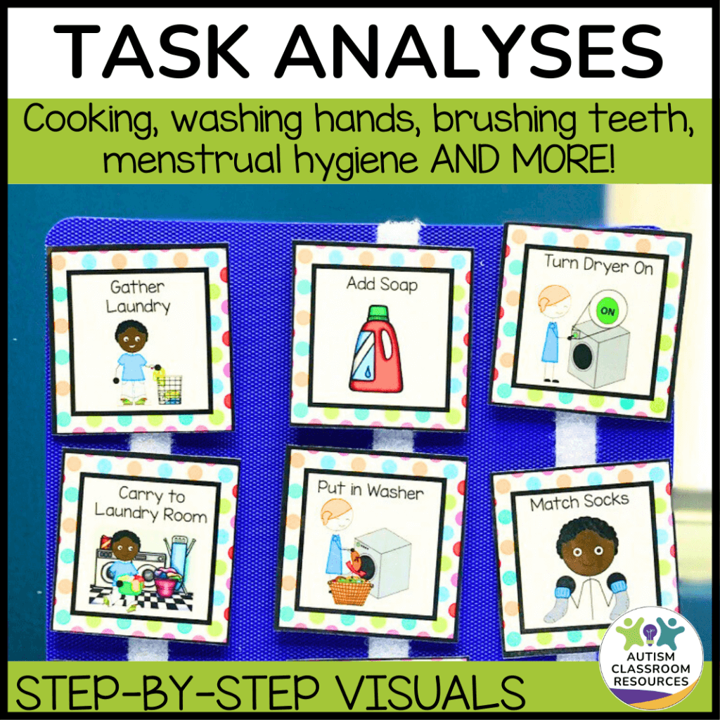 Autism Classroom Life Skills Mini Activity Schedules for Special ...