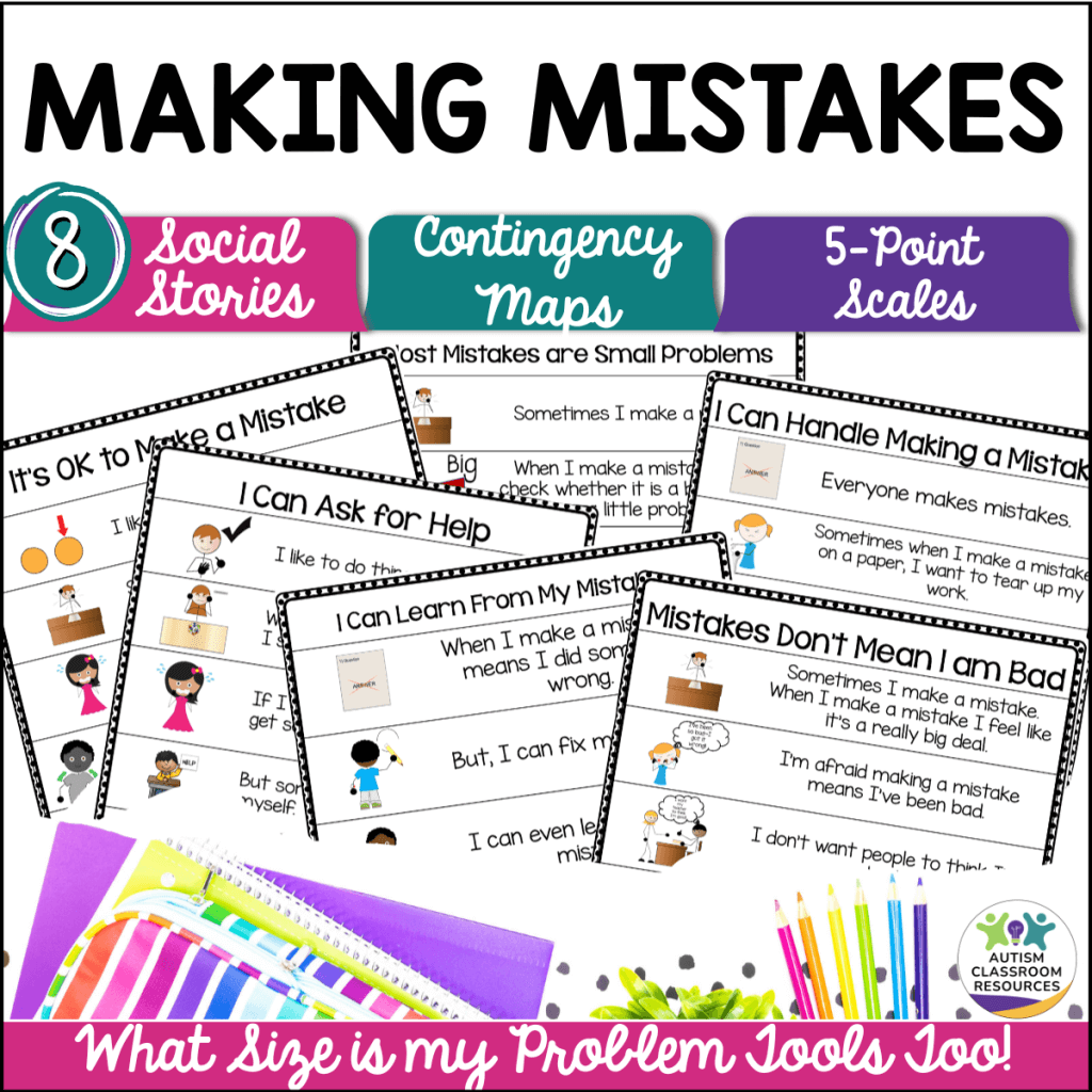 Making Mistakes Social Stories and Toolkit for Behavioral Self ...