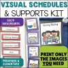 Autism Visual Schedules: Classroom Daily Visual Schedule, Behavior ...