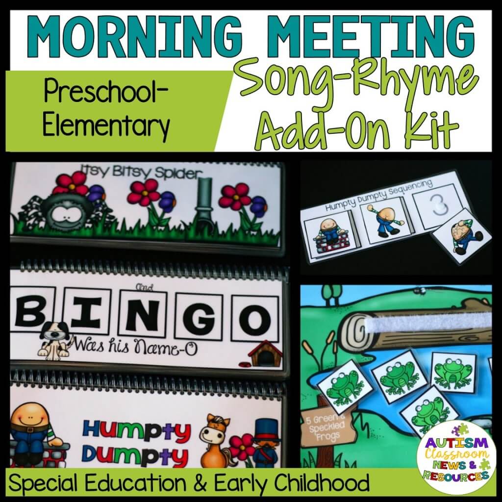 Preschool Circle Time - Special Ed. Elementary Morning Meeting - Songs ...