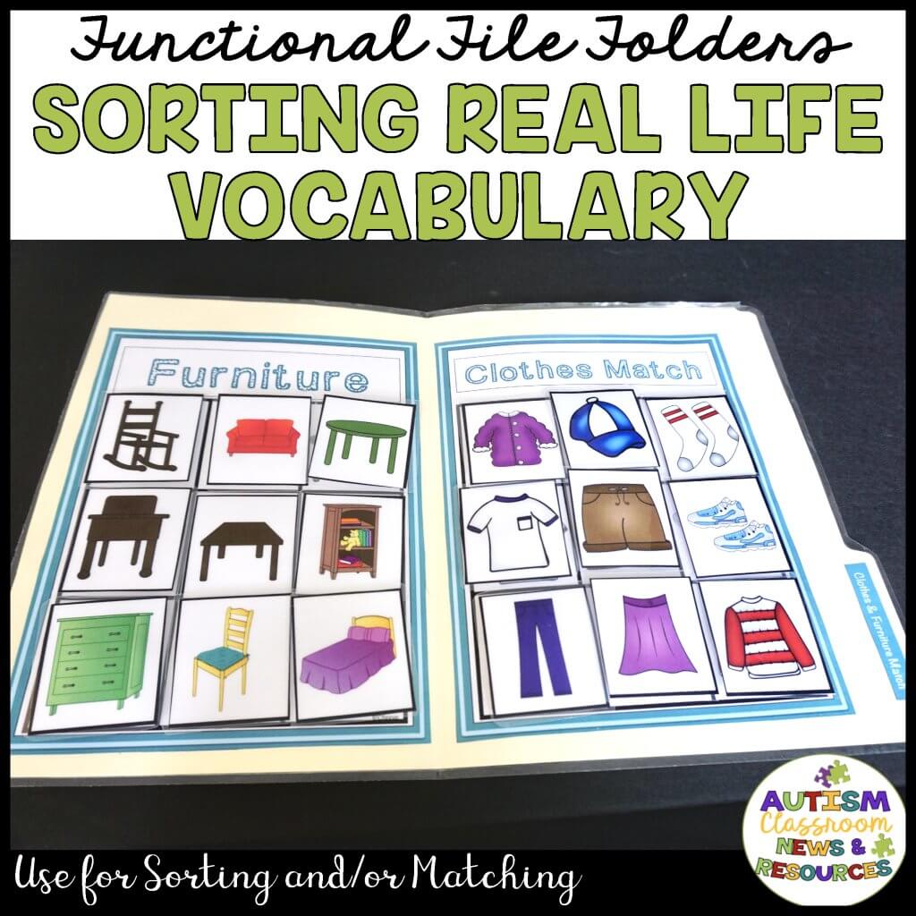 Autism File Folder Activities for Special Education - Real-Life ...