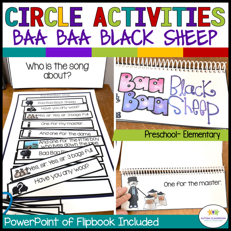 Nursery Rhyme and Song Circle Activities for Preschool & Early ...